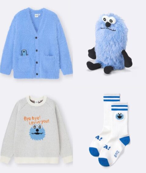 パペットスンスン×GUジーユー！予約可♬ぬいぐるみ型ポーチやカーディガンなど可愛いコラボ服いっぱい！ - コラボ